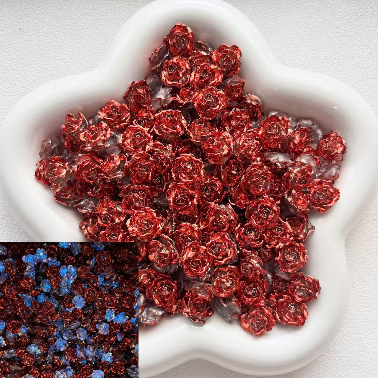 【S411】銀の花（柔らかい、夜光） – MARUKO